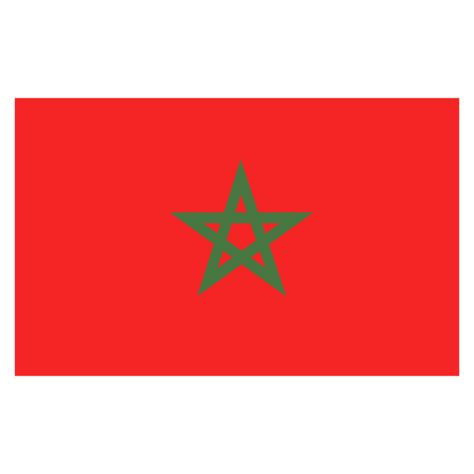 Morocco Flag Icon Download In Flat Style