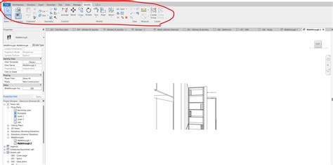 solved modify walkthrough not appearing on top ribbon autodesk community