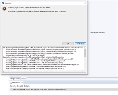 Jasper Reports Cómo Resolver Este Error Previsualizando Un Reporte En