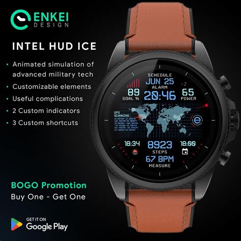 Intel Hud Ice • Bogo Promotion • Wear Os R Galaxywatchface