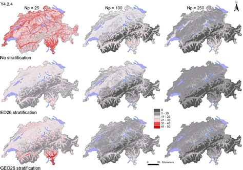 10 Standard Deviations Calculated On The 10 Replicates Of The Spatial