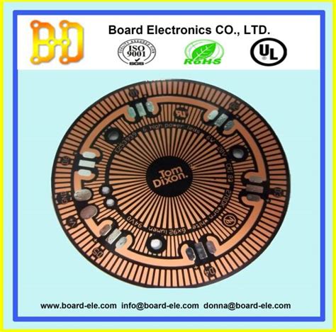 Light Circuit Board With Transparent Solder Mask Board Electronics CO LTD
