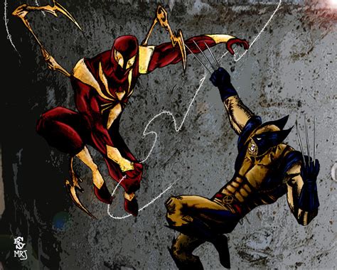 Spiderman Vs Wolverine By Realmrj On Deviantart