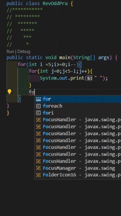 Day 11 Odd Reverse Pyramid Pattern Java 100daysofcode