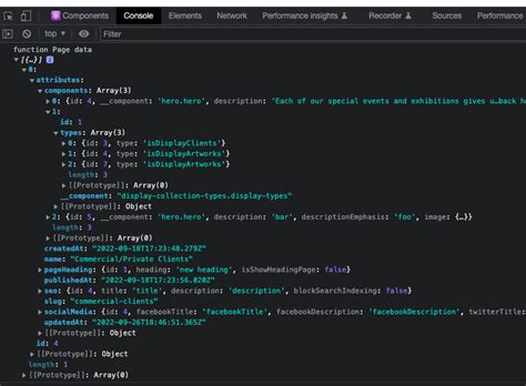 Content Management System Components Not Included In Strapi Api