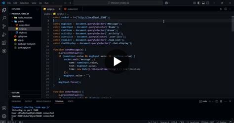 webdevelopment nodejs expressjs websockets realtimechat