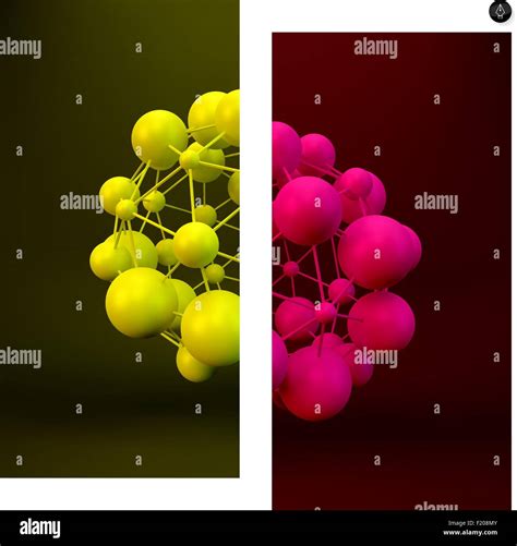 3d Molecule Structure Background Graphic Design Vector Illustration Stock Vector Image And Art