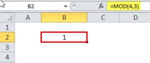 Mod In Excel Formula Examples How To Use Mod Function In Excel