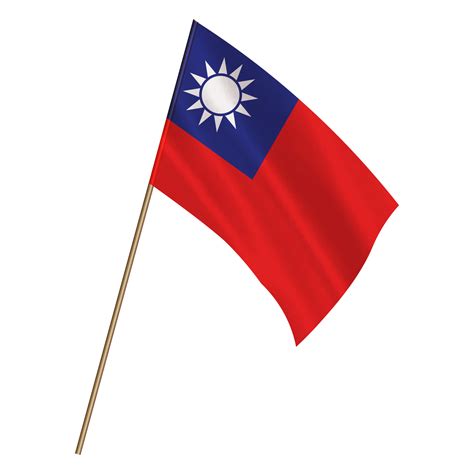 Isolated National Flag Of Taiwan 23636353 Png