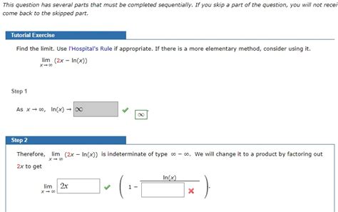 Solved Come Back To The Skipped Part Tutorial Exercise Find