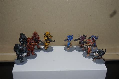 3d Print Mass Effect Krogan Squad Miniature Pack For Tabletop Games