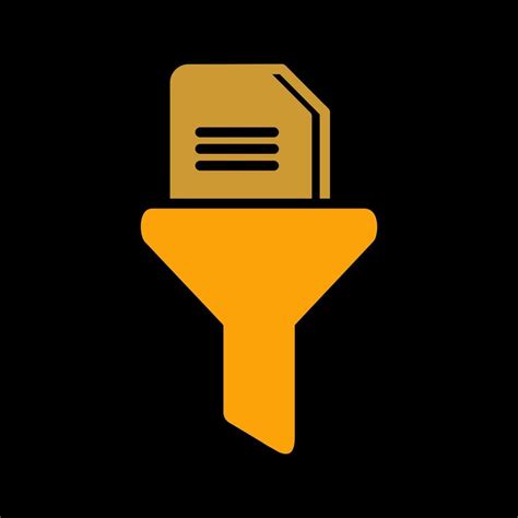 Filtering Document Vector Icon 41376855 Vector Art At Vecteezy