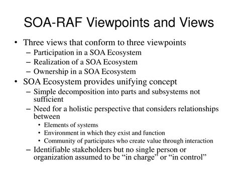 ppt overview of oasis soa reference architecture foundation soa raf