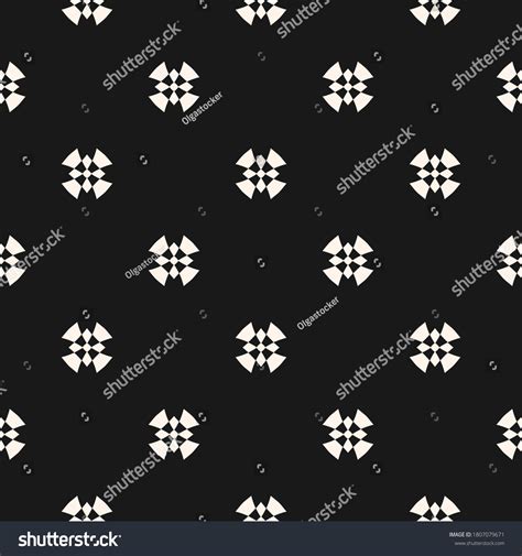 Geometric Floral Ornament Simple Vector Seamless Stock Vector Royalty Free 1807079671