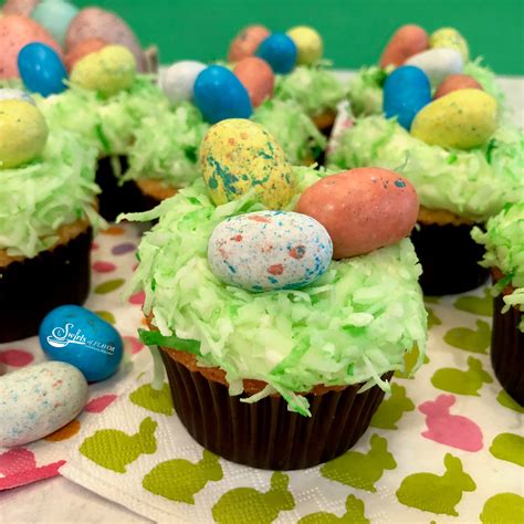 Easter Egg Coconut Cupcakes Swirls Of Flavor