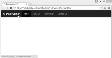 Bootstrap For Beginners Navigation Bar Part Eleven