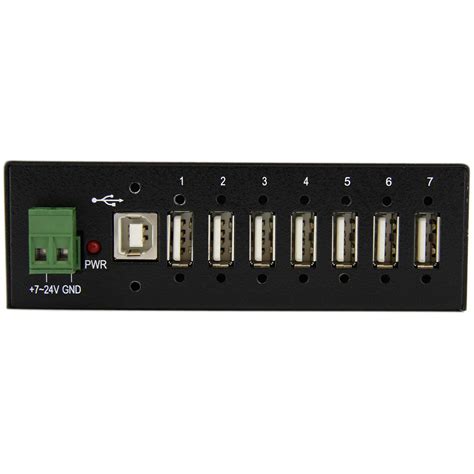 Startech Com Mountable Rugged Industrial Port Usb Hubadd External Wall Din Rail