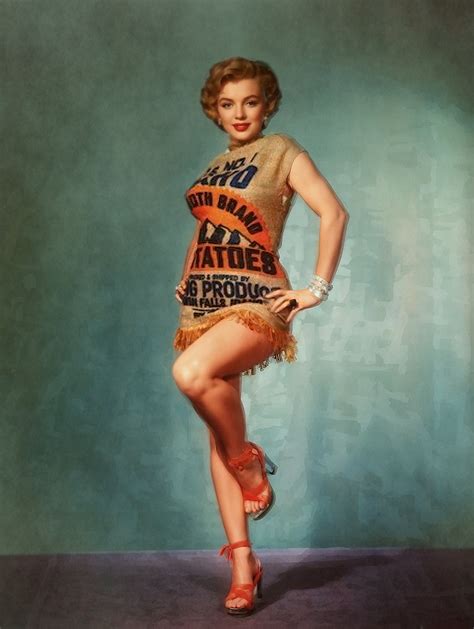 Marilyn Monroes Potato Sack Dress By Earl Theisen 1951 Ahamagi Art
