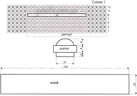Шапочка и шарф из кос спицами Описание схемы вязания Схемы вязания Вязание Шапочка
