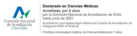 Doctorado en Ciencias Médicas Escuela de Medicina Facultad de Medicina