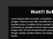 JQuery Plugin For Smart Exit Pop Behaviour Exit Popup Free JQuery