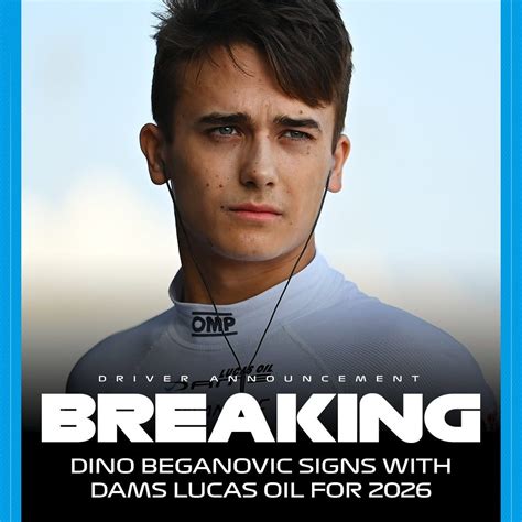 Oficial Dino Beganovic Recala En Dams F2 2026 Noticias F1 En Español