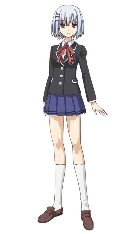 Tobiichi Origami Date A Live Highres Official Art Girl Aqua Hair Blue Eyes Pleated Skirt