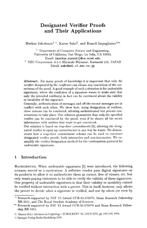 Pdf Lecture Notes In Computer Science