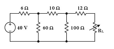 Solved Calculate The Value Of The Load Resistor RL That Chegg