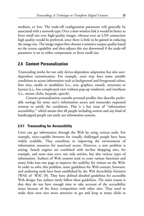 Transcoding A Technique To Transform Digital Content Pdf Web Design And Html Internet