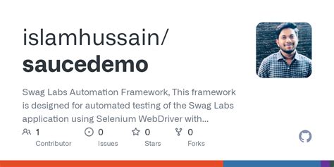 github islamhussain saucedemo swag labs automation framework this framework is designed for