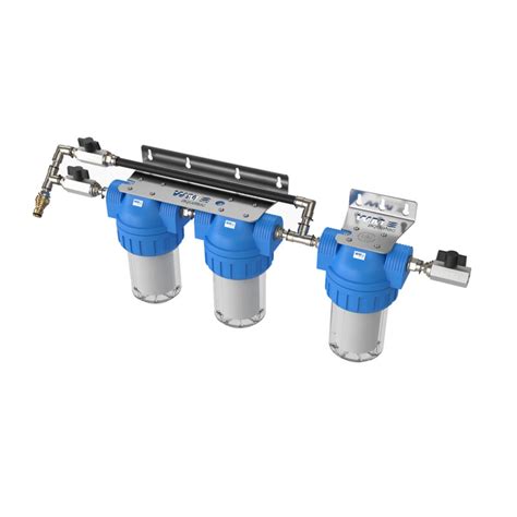 3 Stage Cascade Filtration With Bypass Wm Aquatec