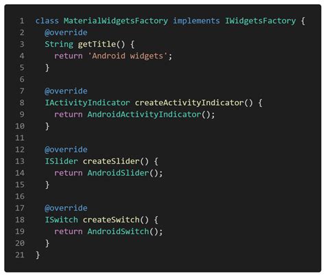 Flutter Design Patterns 11 — Abstract Factory By Mangirdas Kazlauskas Flutter Community