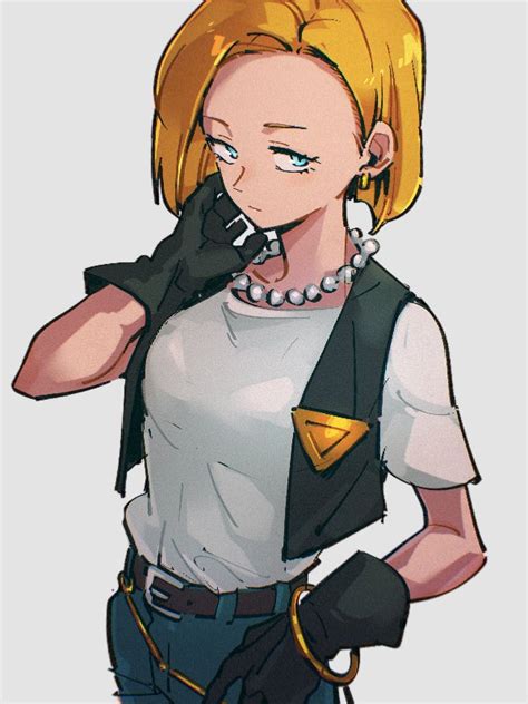 Android 18 Dragon Ball And 1 More Drawn By Kemachiku Danbooru