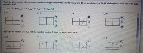 Solved Graph The Given Function With A Graphing Calculator