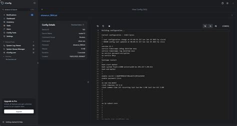 Free Backup Network Configuration Tool Rconfig V6 Core