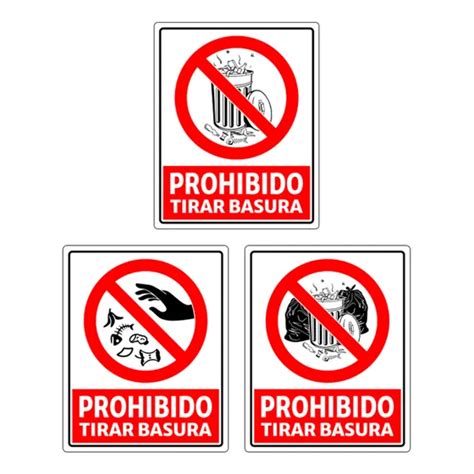 Letrero Basura Inorgánica Mercadolibre 📦