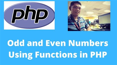Odd And Even Number Using Functions In Php Youtube