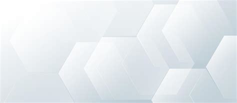 Minimal White Geometric Hexagon Abstract Background 59357056 Vector Art