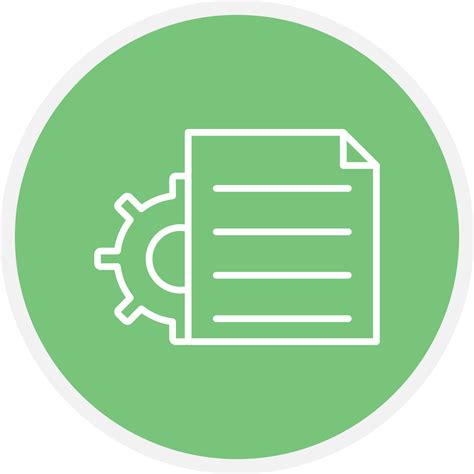 Document Setting Line Circle 9842347 Vector Art At Vecteezy