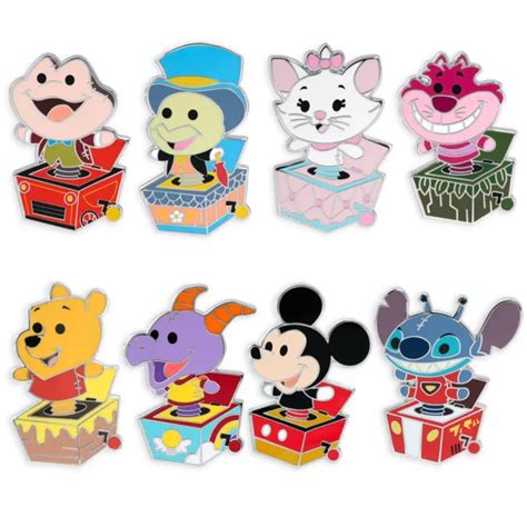 Disney Toys In A Box Mystery 2 Piece Pin Blind Pack