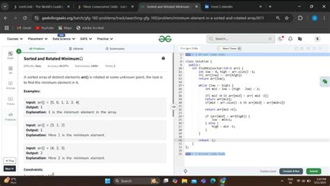 160daysofcode Gfg160 Geekstreak2025 Codingchallenge Dsa