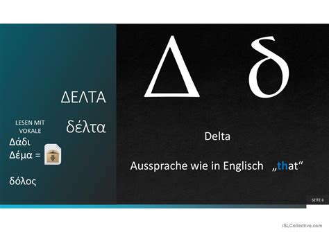 Griechische Alphabet English ESL Powerpoints