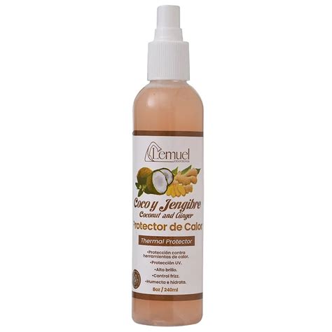 Protector De Calor Lemuel Coco Y Jengibre 8 Oz Precio En Rd