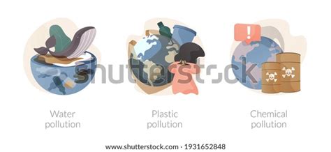 Environmental Issue Abstract Concept Vector Illustration Stock Vector