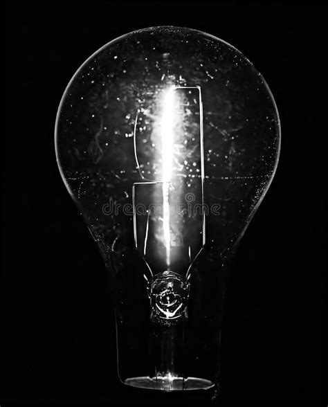Clear Bulb With Filament Stock Image Image Of Shining 2336715