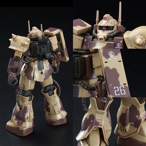 P Bandai 1144 Hg Zaku Desert Typedouble Antenna Type Nz Gundam Store