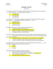 Problem Set Answer Key Docx Econ Intro Micro Prof D Evelyn Fall Problem Set