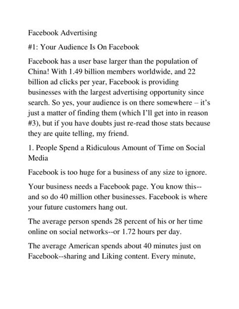Ppt Types Of Facebook Ads Powerpoint Presentation Free Download Id 11774897
