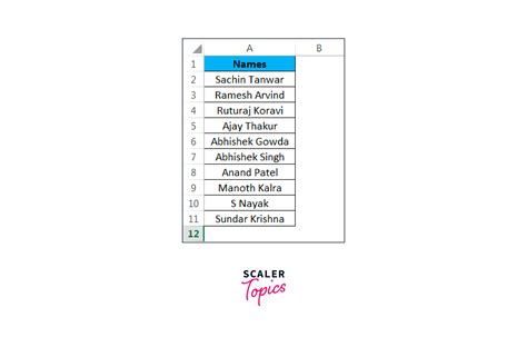 How To Split Cells In Excel Scaler Topics